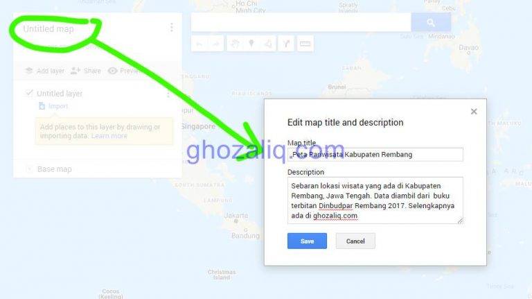 Cara Membuat Peta Custom Menggunakan Google Maps – Denai Ghozaliq