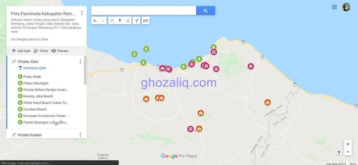 Cara Membuat Peta Custom Menggunakan Google Maps – Ghozaliq